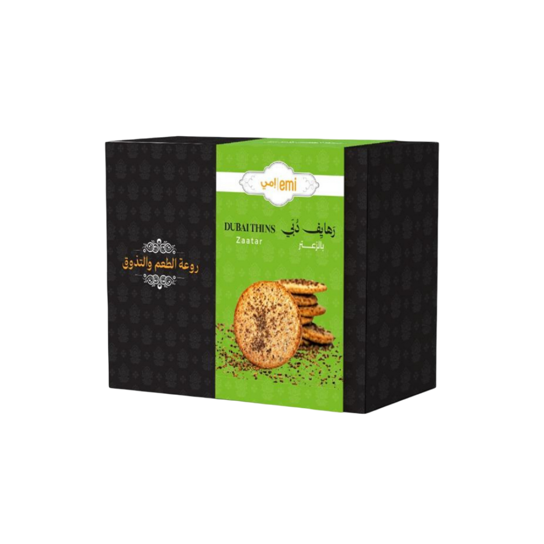 Dubai Thins with Zaatar– Crispy Baked Emirati Snack | Premium Flavor ...